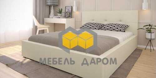 Кровать двухспальная мягкая