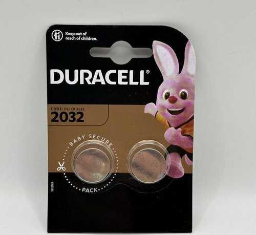 Батарейки Duracell CR2032