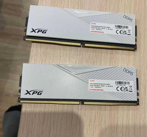 Оперативная память ddr 5 2x16 adata xpg 5200