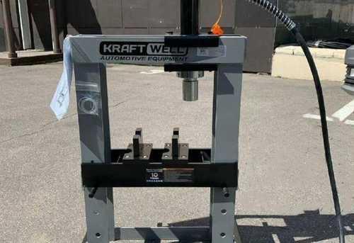 Пресс гидравлический 10 тонн KraftWell krwpr10B