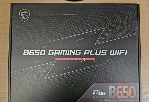 AM5 MSI B650 Gaming Plus WiFi NEW проверка