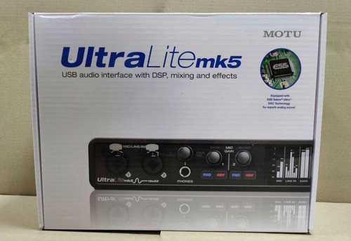 Внешняя звуковая карта motu UltraLite-mk5