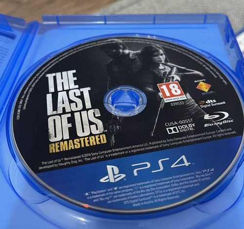 The last of us ps4 диск