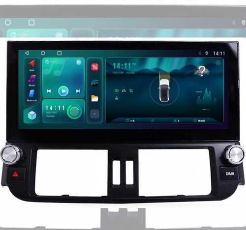 Штатная магнитола для Toyota Prado 150 2009-13 High на Android Carmedia KP-T-12-464-TS10/KP-T1209FW