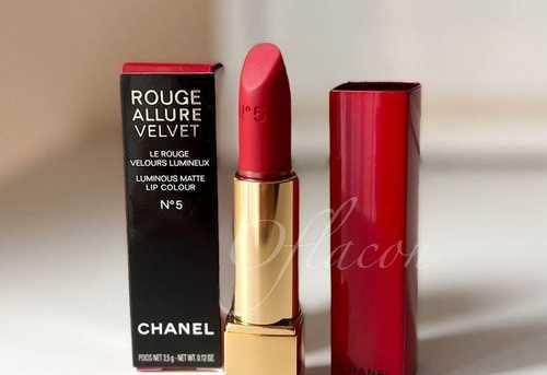 Помада Chanel Rouge Allure Velvet No 5