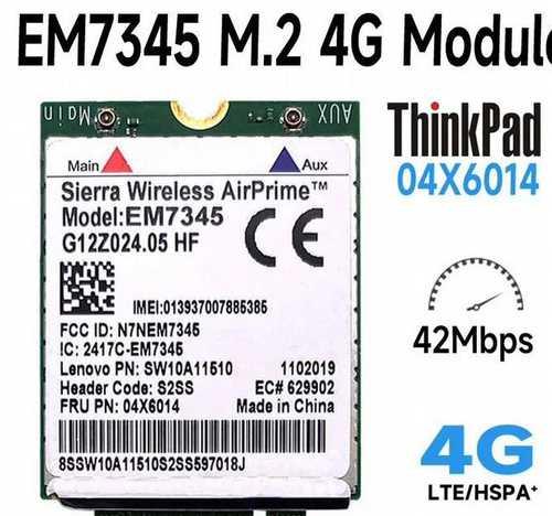 Модемы Sierra Wireless AirPrime EM7345 4G/LTE