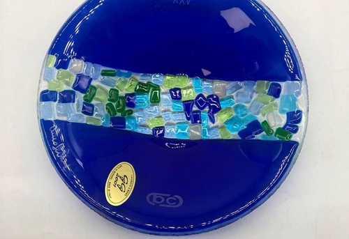 Стеклянная сувенирная тарелка, Италия, Мурано