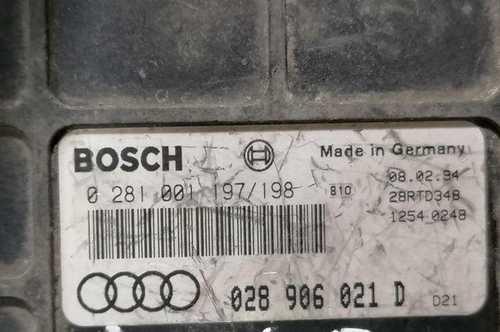 Блок управления двигателем Audi 80/90 1991 1994