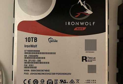 Жесткий диск Seagate Ironwolf Nas 10 TB