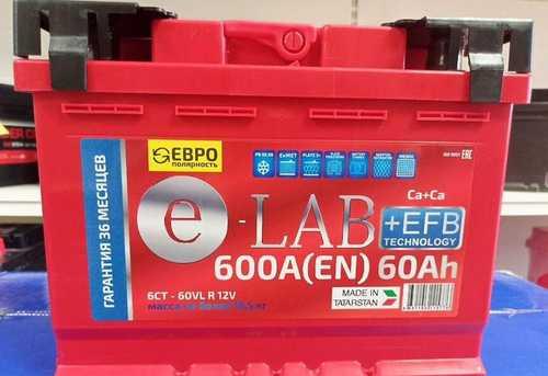 Аккумулятор E-LAB+EFB 60ah
