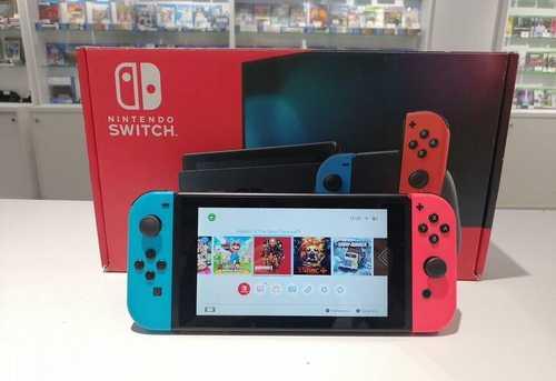 Nintendo Switch V2 прошитый + флешка 256gb