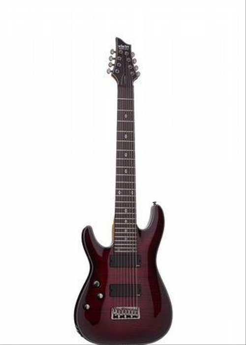 Электрогитара Schecter damien elite-8 cred L/H