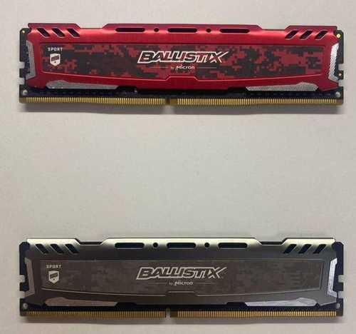 Оперативная память Crucial Ballistix DDR4 16gb