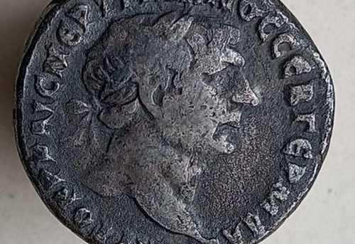 Античные монеты Рим Траян тетрадрахма