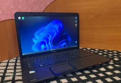 17.3" Toshiba SATELLITE C870-D7K, 240 ГБ, Pentium B950, RAM 6 ГБ, Intel GMA HD