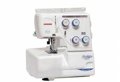 Оверлок Janome Harmony 9002D белый