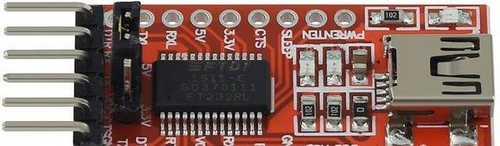 Адаптер-микроконтроллер gsmin FT232 - mini-USB (F)