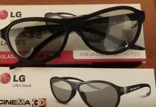 3 D очки LG 4 шт