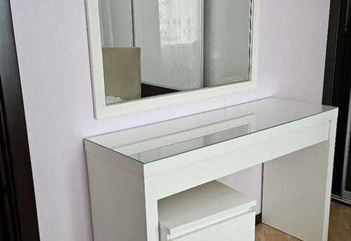 Туалетный столик IKEA и зеркало