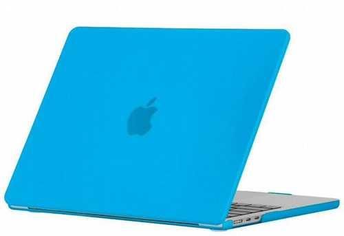 Чехол матовый для MacBook Air 13 (2022) голубой