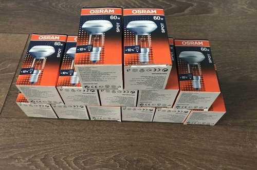 Лампы накаливания Osram spot, E27, R63, 60Вт