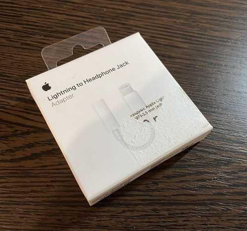 Переходник/адаптер Apple Lightning - 3.5 mm Jack