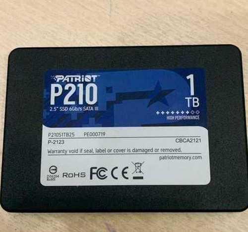 Patriot Memory P210 ssd на 1tb