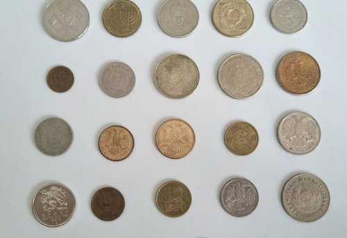Монеты разных стран 80е,90е,2000е