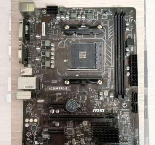 Msi a320m pro-e am4