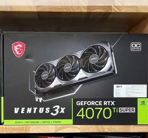 MSI GeForce RTX 4070 Ti Super Ventus 3X 16GB