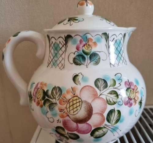 Чайники Семикаракор СССР ручная роспись