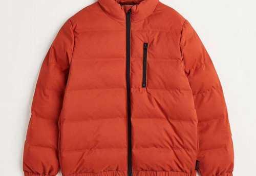 Новая зимняя куртка HM оранжевая р. 146 и 158
