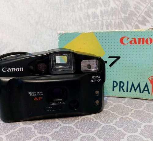 Плёночный фотоаппарат canon af 7 prima