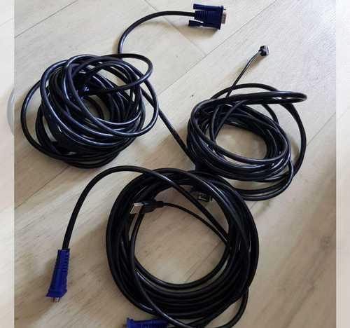 Kvm кабель vga usb 4m