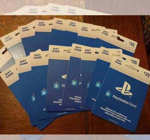 Карты пополнения PlayStation