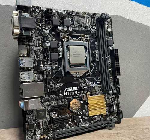 Комплект asus H110M-R/Intel Pentium G4400 LGA1151