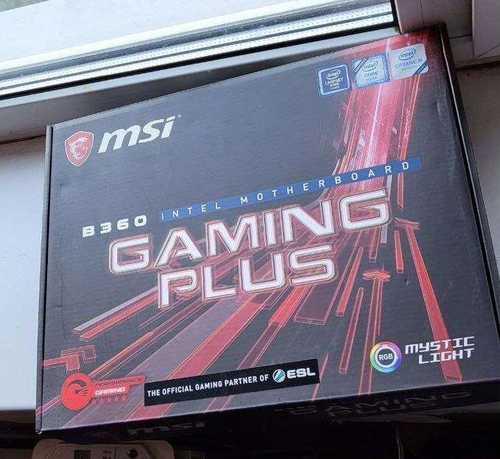 MSI B360 Gaming plus