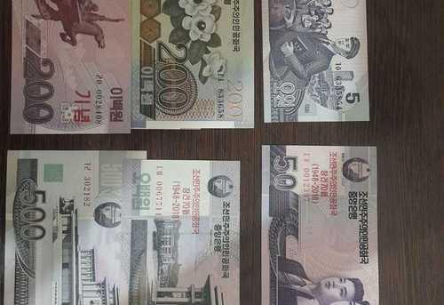 Корейские воны банкноты