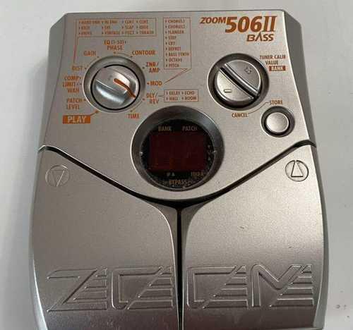 Бас гитарный процессор zoom 506 II bass