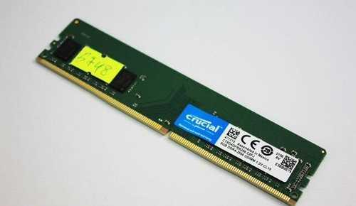 Оперативная память DDR4 8 GB 2666 MHz Crucial