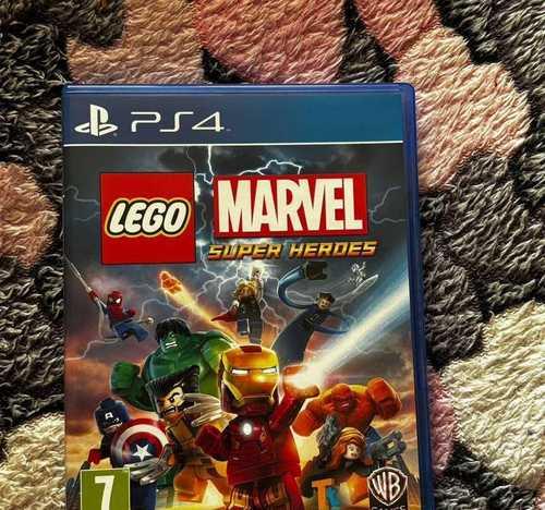 Игровой диск на ps4: "Lego. Marvel. Super herdes"