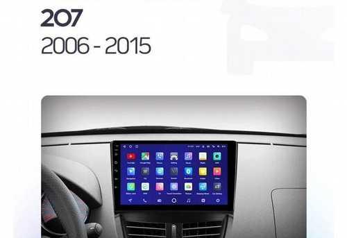 Peugeot 207 2006 магнитола android teyes