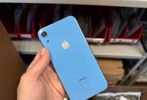 Корпус iPhone XR синий (Арт.75621)