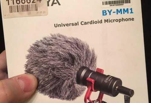 Микрофон Boya mm-1 для видео/фотокамеры/смартфона