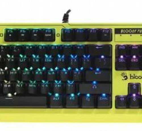 Клавиатура A4tech Bloody B810RC Punk, USB, желтый