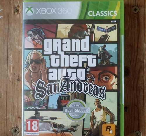 Новый Grand Theft Auto San Andreas (Xbox 360)