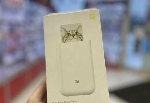 Новый фотопринтер Xiaomi mi portable photo/белый