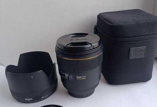Sigma 85mm F/1.4 DG HSM for Canon