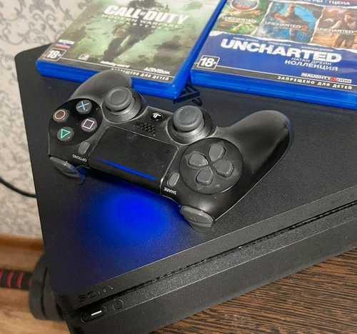 Sony playstation 4 slim 500gb геймпад