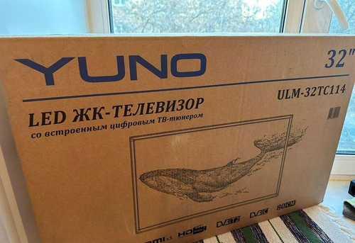 Новый цифровой ЖК телевизор Yuno 32" - 81 см